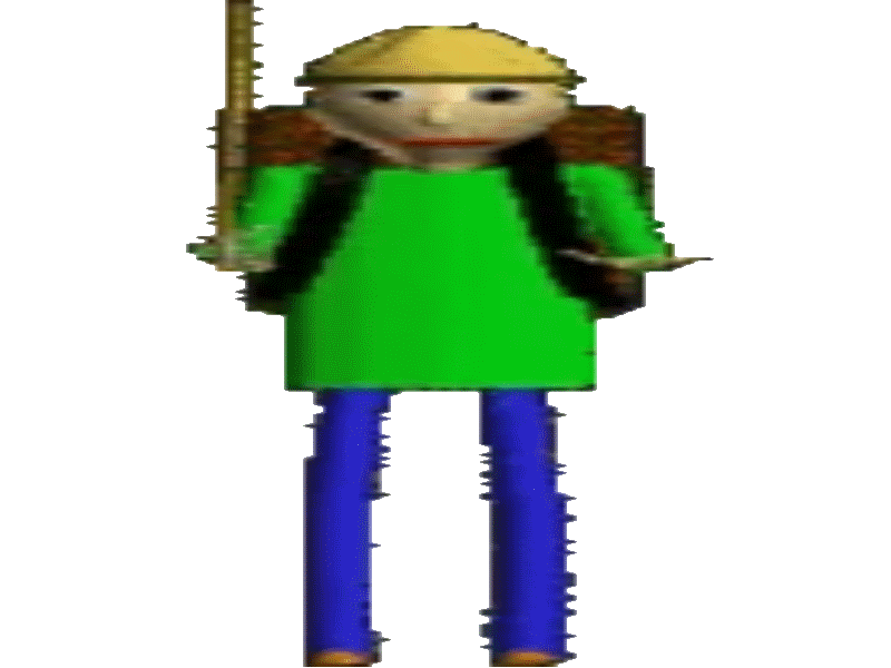 Download A Angry Baldi - Baldi Ruler Slap Gif | Transparent PNG ...