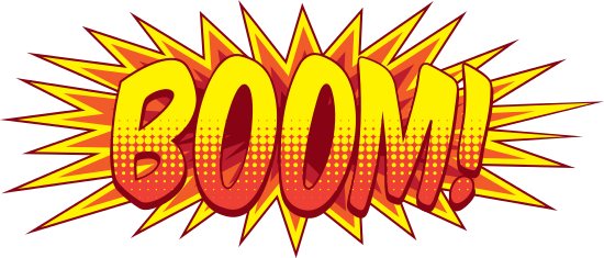 Comic Book Explosion Bubble Png - Comic Book Effect Png (550x235), Png ...