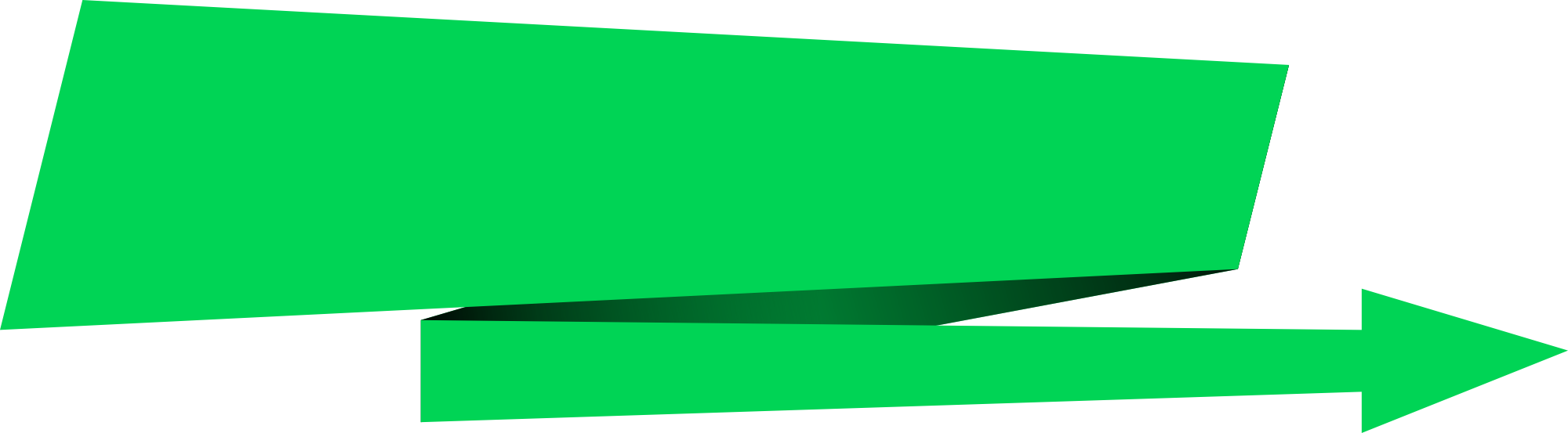 Banners Vector Side - Banner Png Origami Banner (2000x553), Png Download