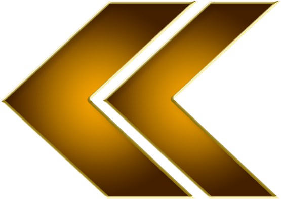 Gold Arrow Png - Bracket (591x591), Png Download