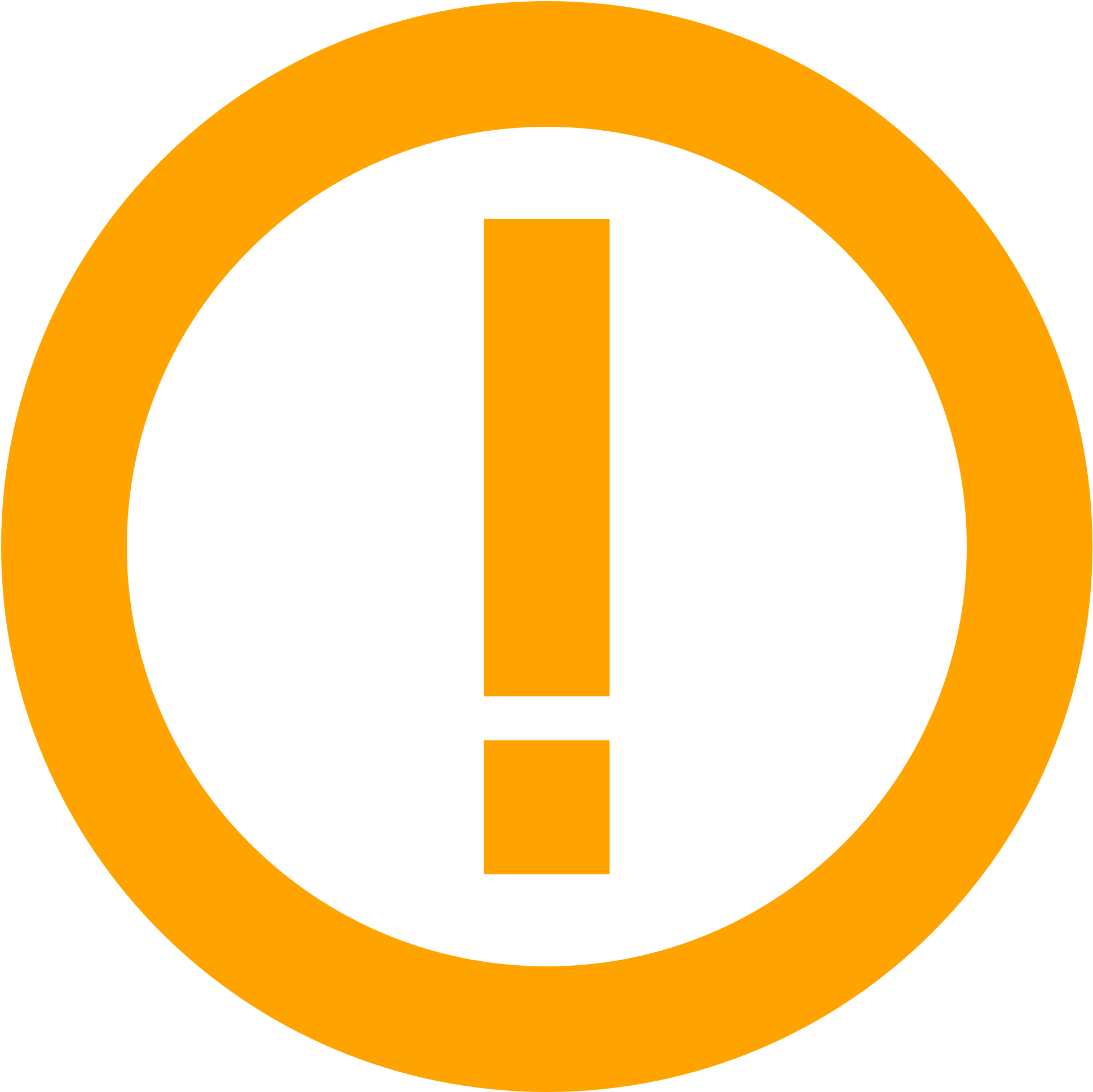 Open - Orange Warning Icon Png (2000x2000), Png Download
