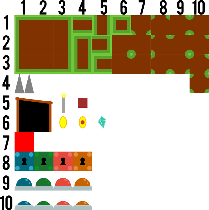 Sprite Sheet Explained - Sprite (688x690), Png Download