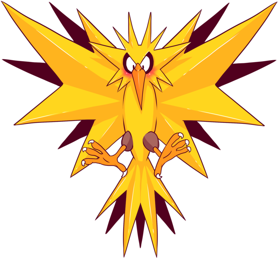 Download Instinct By Carau On Deviantart - Zapdos Png | Transparent PNG ...