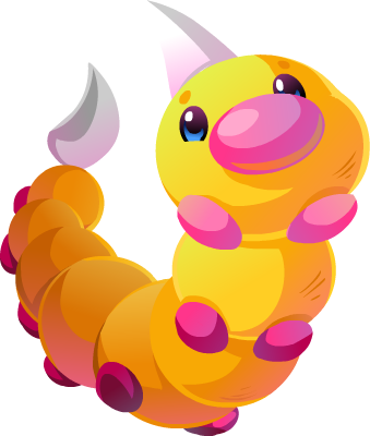 Weedle - Pokemon Weedle Cute (339x400), Png Download