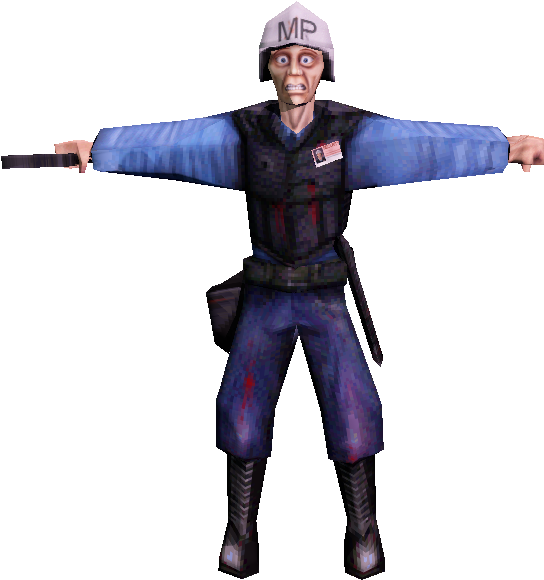 Download Zip Archive - Half Life Alpha Barney (750x650), Png Download