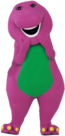 File - Barney - Png - Barney The Dinosaur (480x480), Png Download