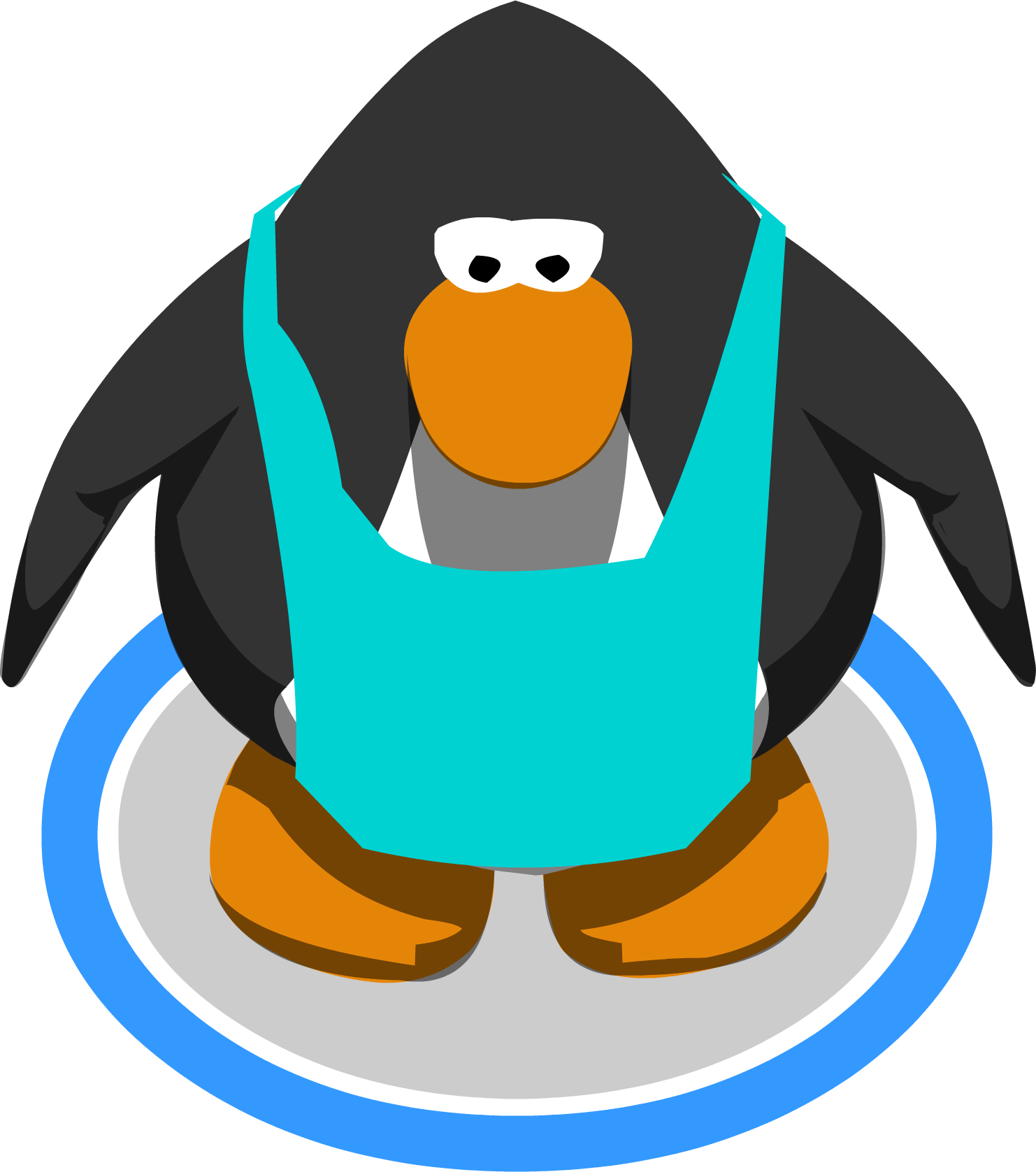 On Png Black And White Stock - Club Penguin Blue Penguin (1482x1677 ...
