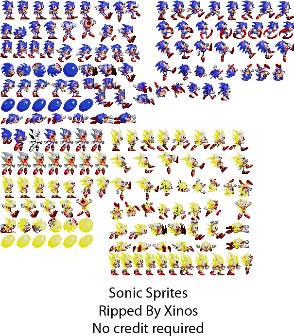 Sonic 1 Sprite Png Image Black And White - Sonic 2 Sprites Png (604x706 ...