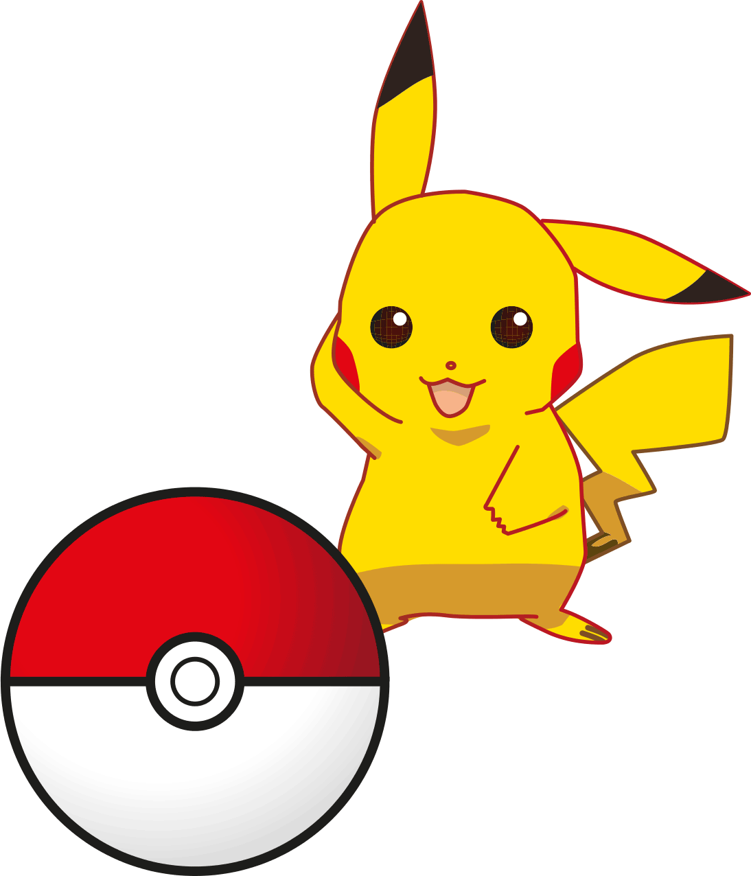 Pikachu Png - Pokemon Children In Need (1094x1276), Png Download