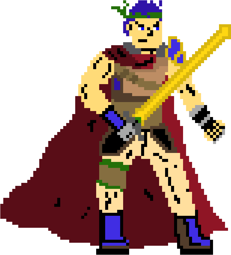 Download Ike - Pixel Art | Transparent PNG Download | SeekPNG