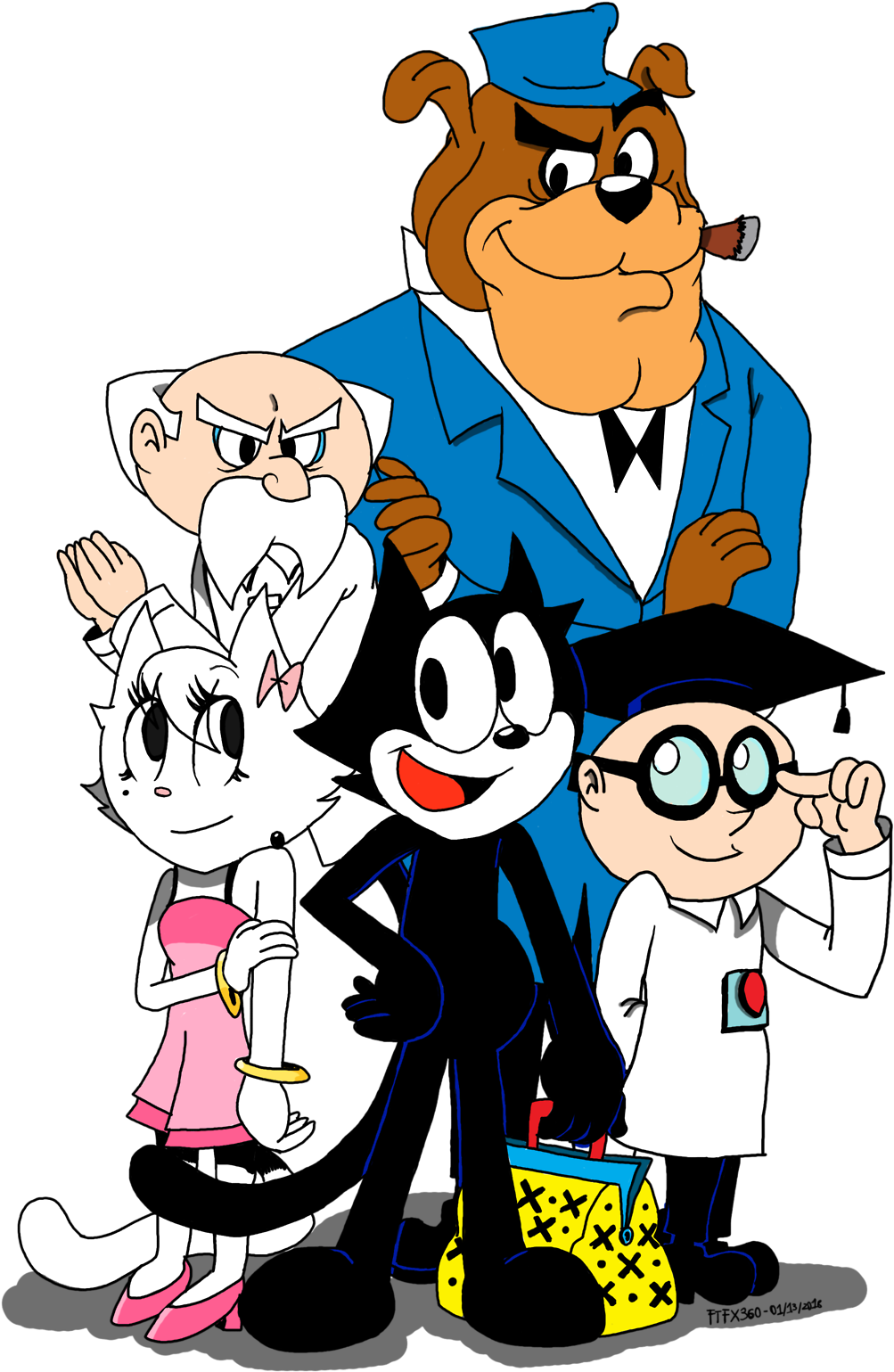 Download I Finally Did One “new” Digital Drawing, Featuring - Felix The ...