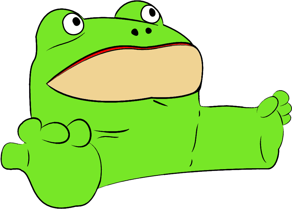 Get Out Frog - Meme Of Frog Png (1000x722), Png Download