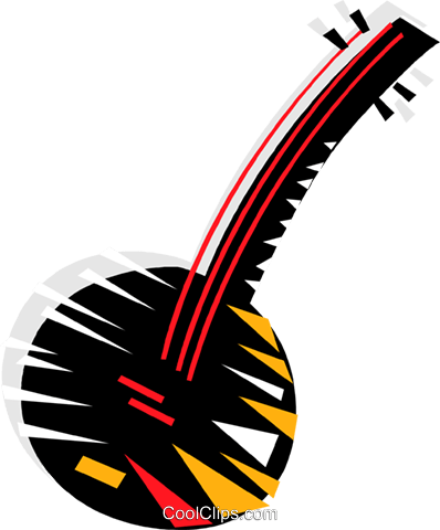 Download Banjo Royalty Free Vector Clip Art Illustration - Illustration ...