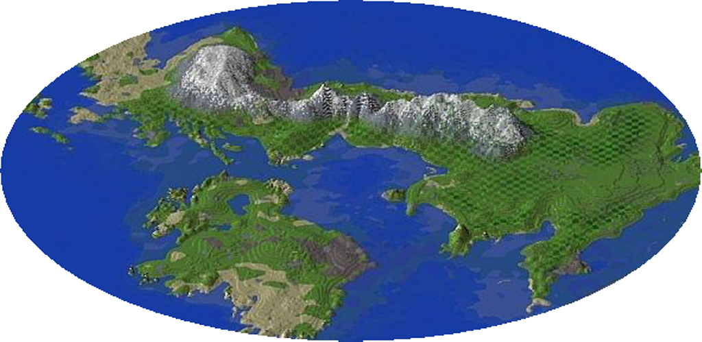 Mapcarte280 Minecraft - Map (1024x499), Png Download