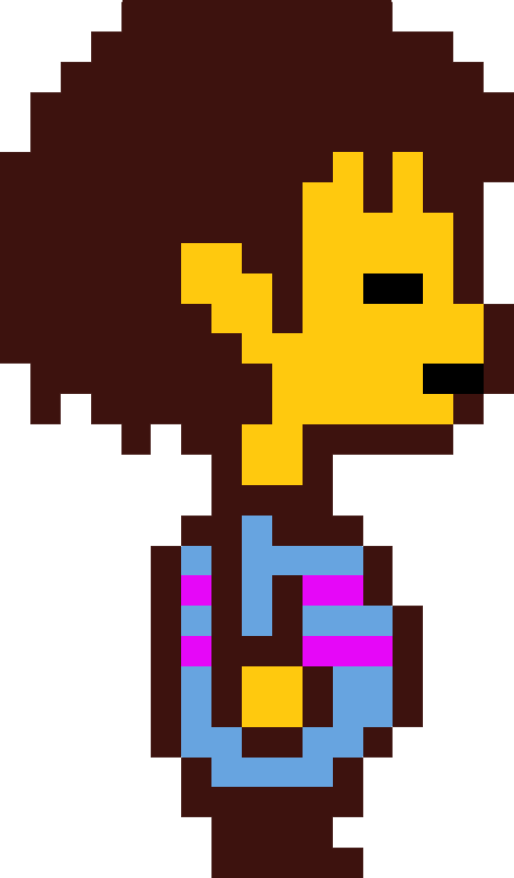 Frisk Sprite Png - Undertale Frisk Walking Sprite (474x809), Png Download