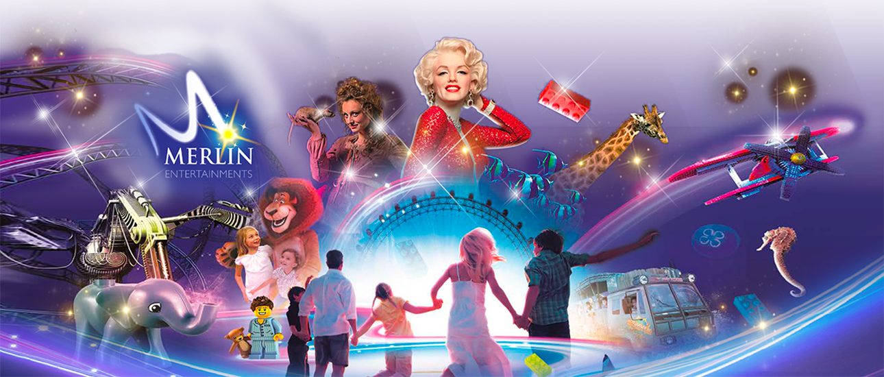 The Merlin Group - Merlin Entertainments (1290x550), Png Download