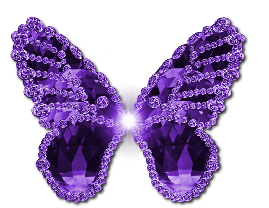 Deep Purple Jewel Butterfly Png By Jssanda - Butterflies: The Strange ...