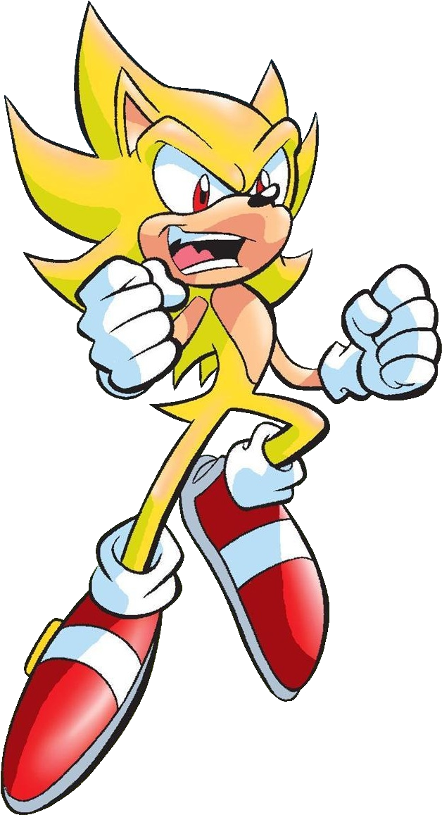 Download Archie Super Sonic | Transparent PNG Download | SeekPNG