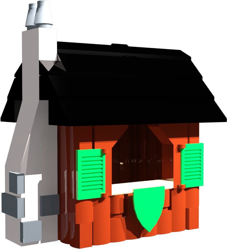 Park Ranger Shack - House (1600x1200), Png Download