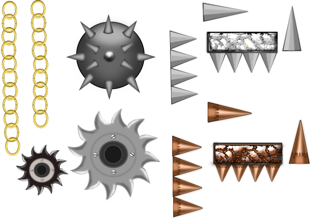 Stuff - Spike Sprite (605x425), Png Download