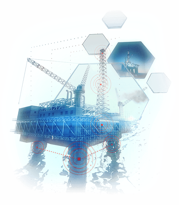 Offshore Structure Monitoring - Illustration (615x702), Png Download