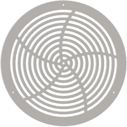 Round Decorative Vent Cover - Circle (492x491), Png Download