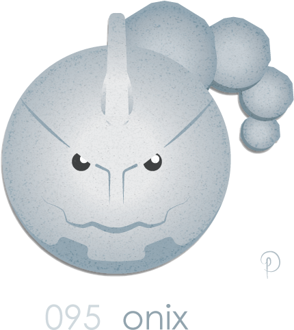 Download Onix Always Thought This Pokemon Was A Power-house - Cartoon ...