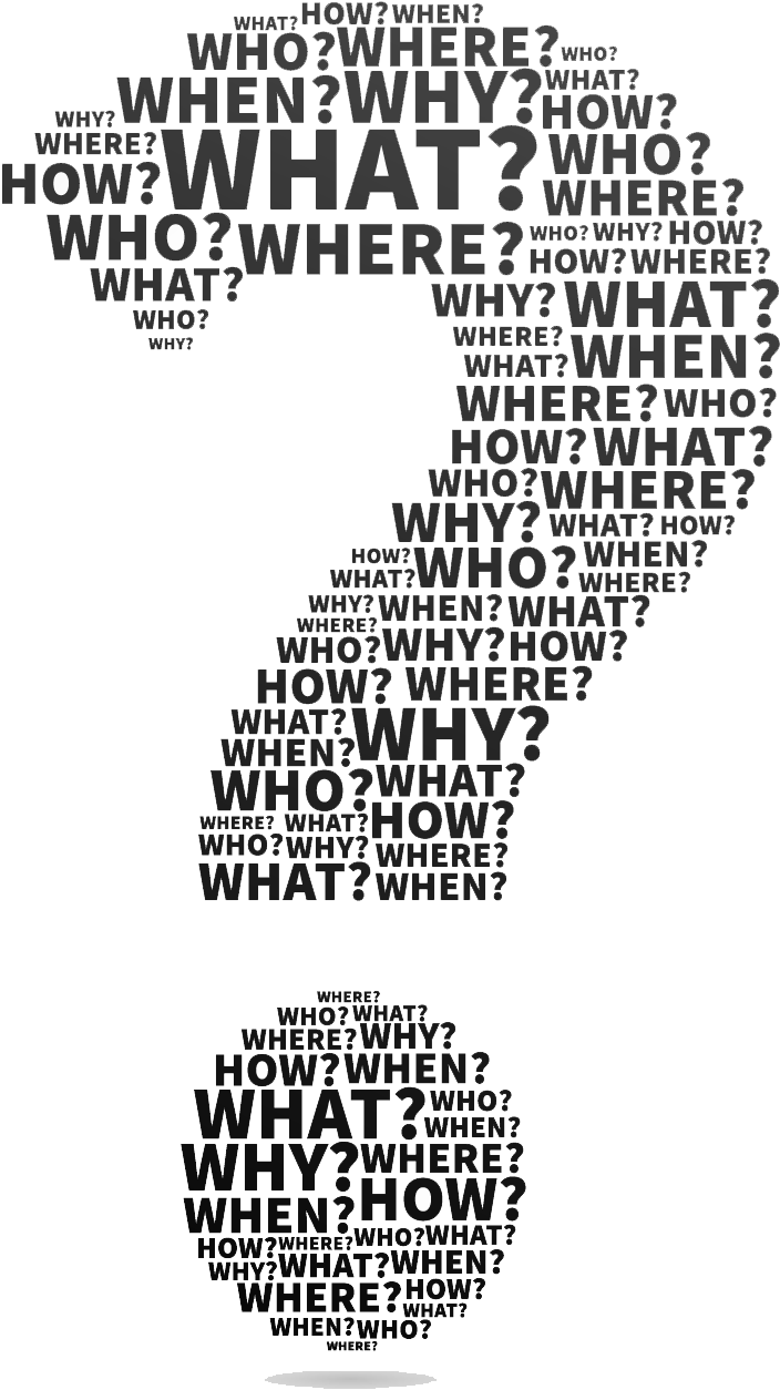 Big Question Mark - Question Mark (1384x1359), Png Download