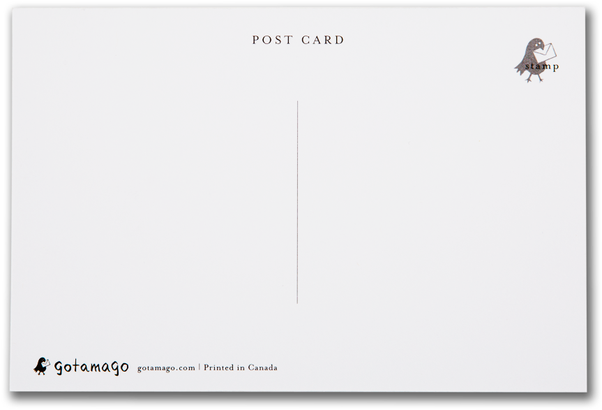 Vintage Postcard Png - Back Of The Postcard (1000x737), Png Download