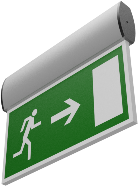 Exit Sign Of Northcliffe - Exit Sign Revit Family (800x800), Png Download