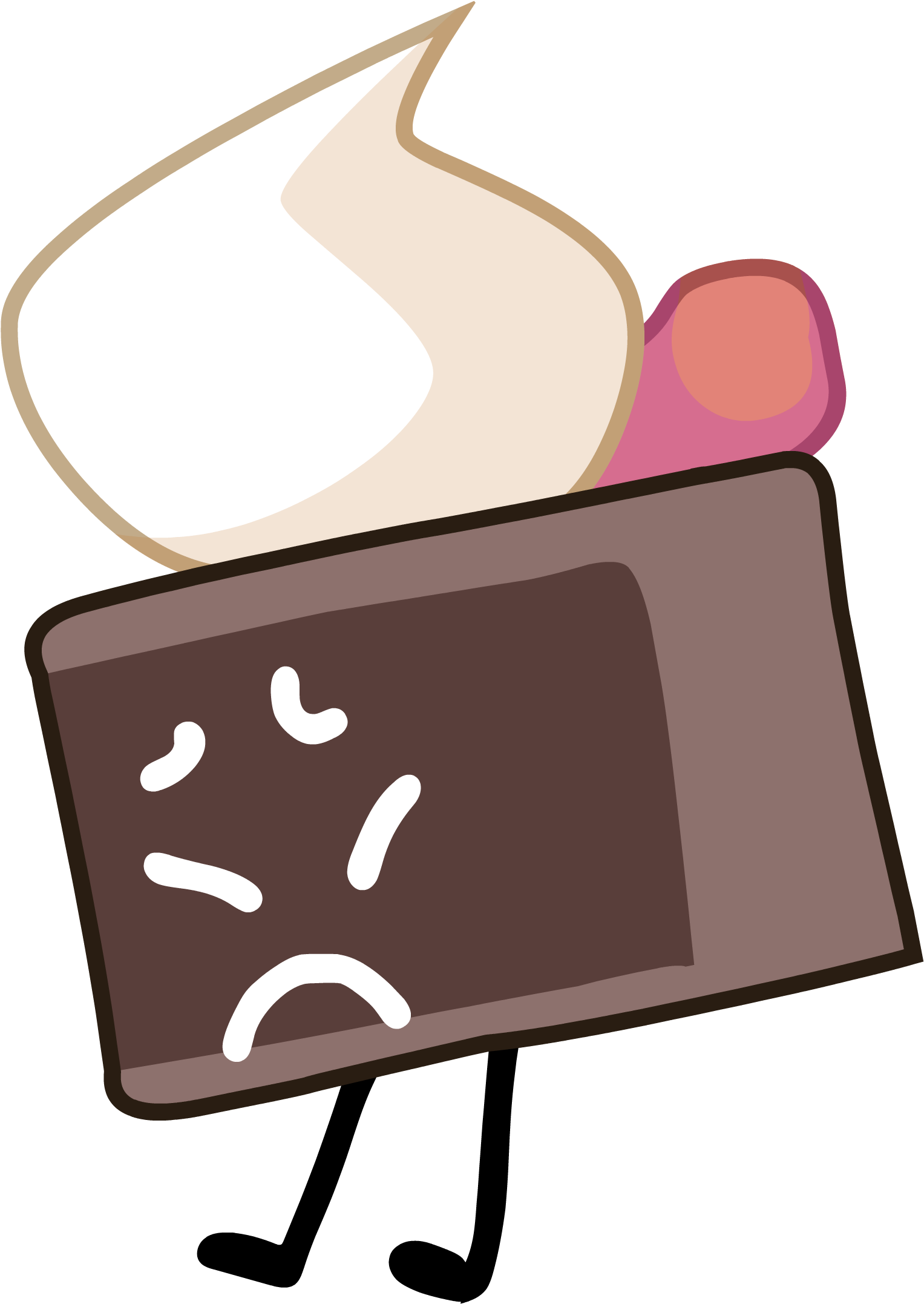 Loser Cake - Bfb Loser Cake (1614x2214), Png Download