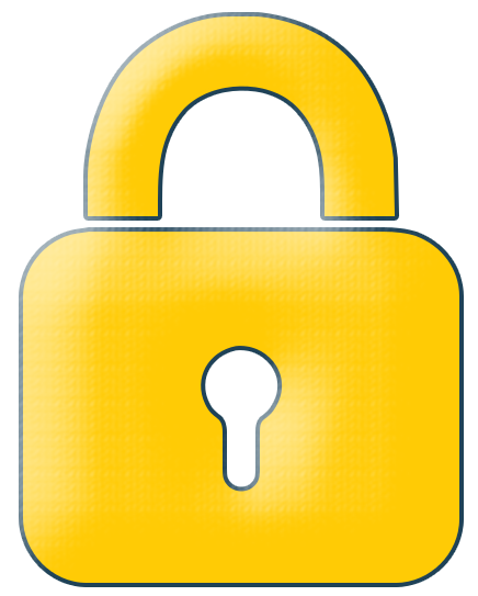 Download Yellow Lock Icon - Yellow Lock Transparent Icon | Transparent ...