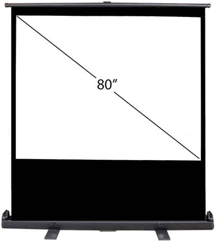 Download 80inch Classy Floor Projector Screen - Projection Screen ...