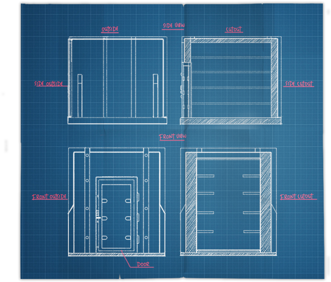 Asset Panic Blueprint - Floor Plan (1024x1024), Png Download