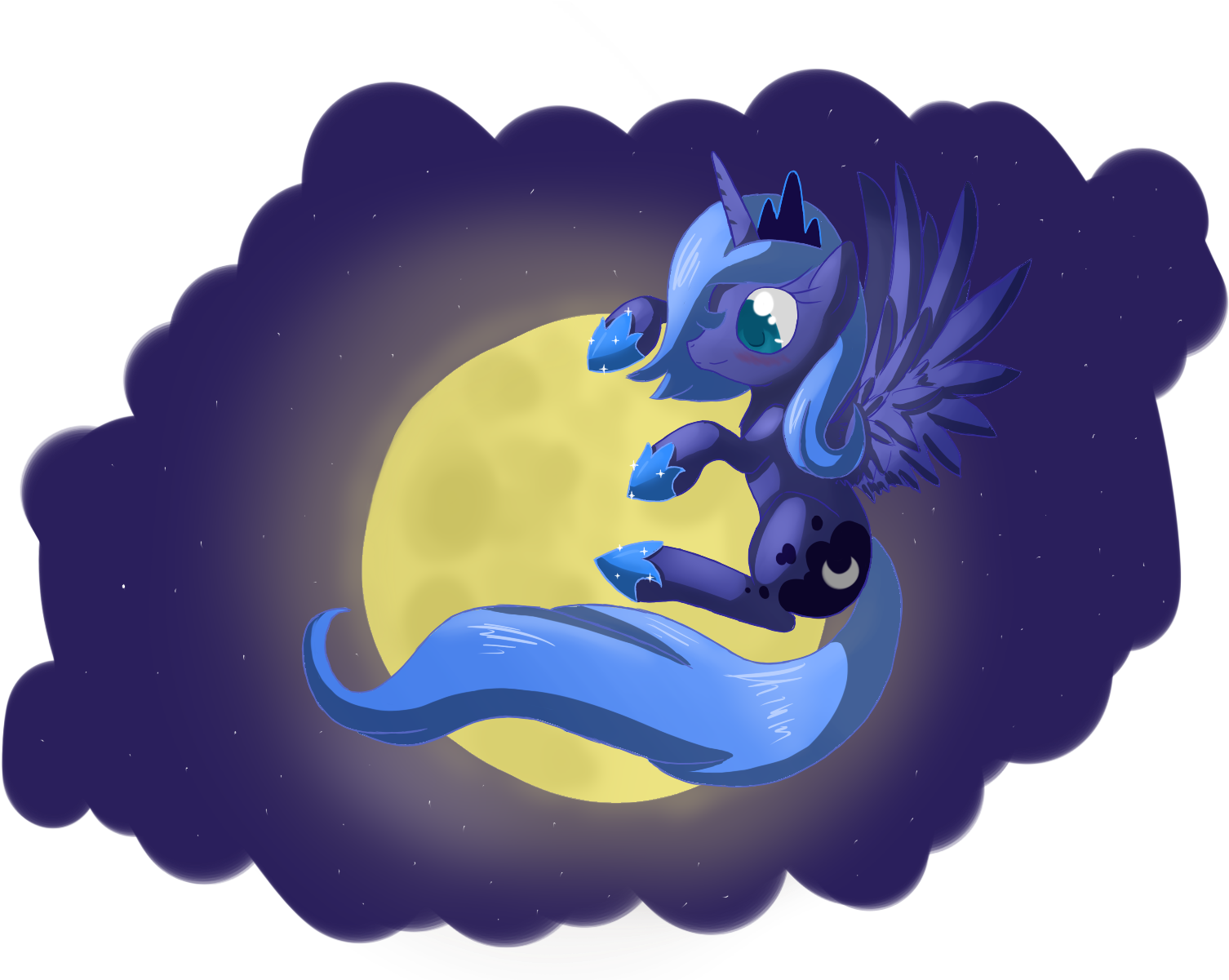 Princess Luna (1600x1200), Png Download