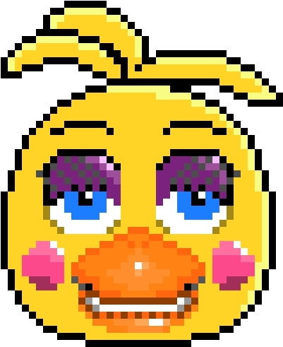 Download Toy Chica - Pixel Art Toy Chica | Transparent PNG Download ...