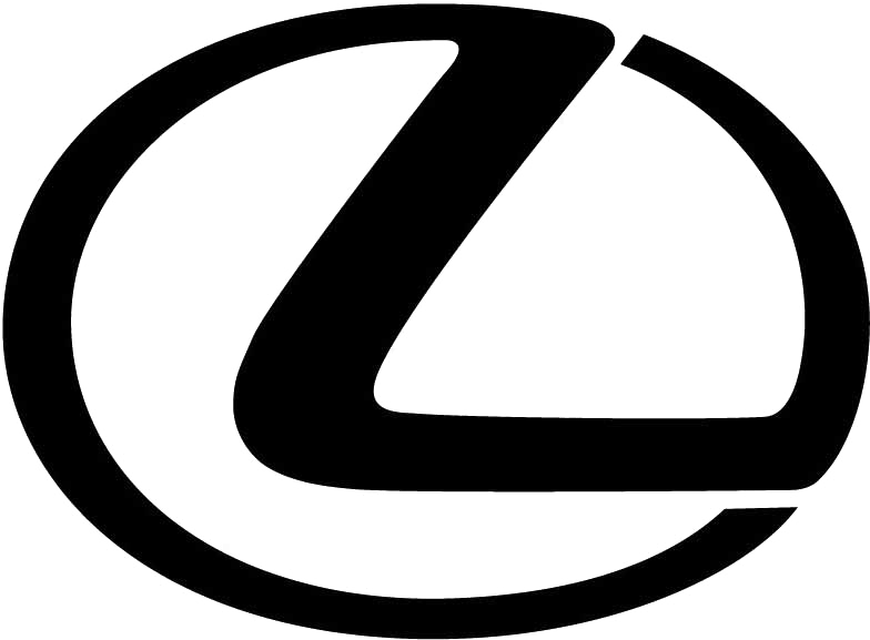Lexus Logo Black Png (783x597), Png Download