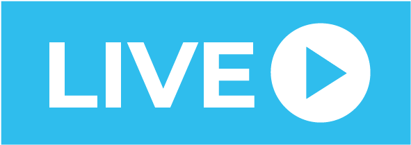 Transparent Live Stream Blue Icon (875x600), Png Download