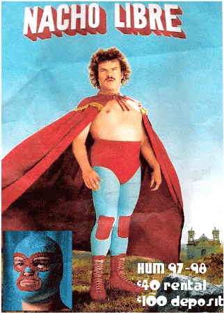 Nacho Libre Larger Image - Nacho Libre (386x500), Png Download