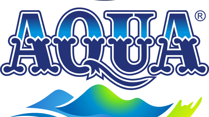 Logo Aqua Png - Aqua Danone (844x475), Png Download