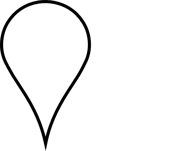 Download White Google Map Marker | Transparent PNG Download | SeekPNG