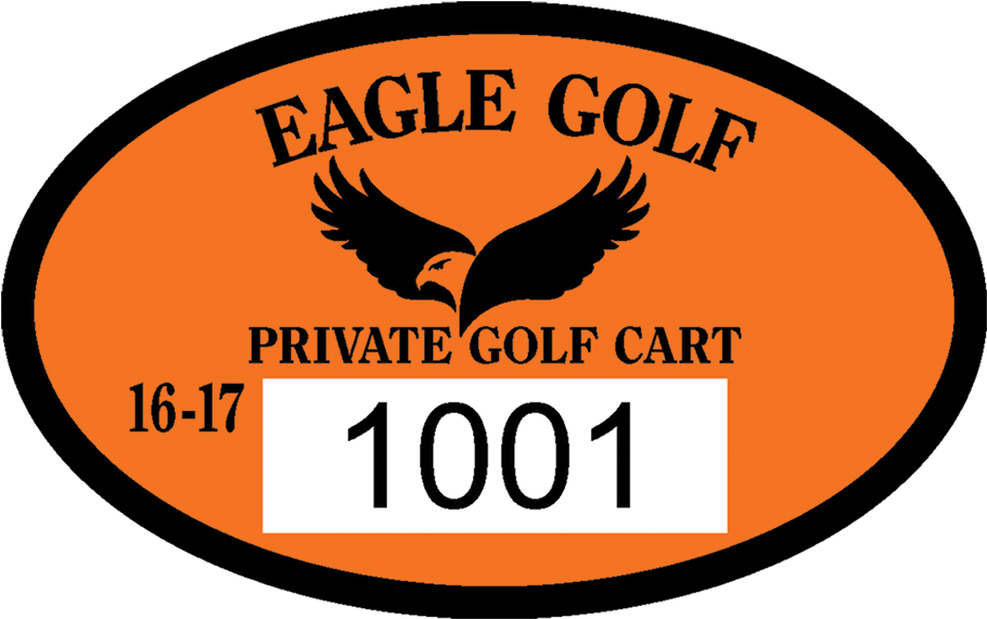Golf Cart Permit Decals - School Of The Prophets By Melvin Thompson ...