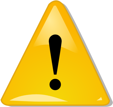 Safety - Signo De Advertencia Png (448x433), Png Download