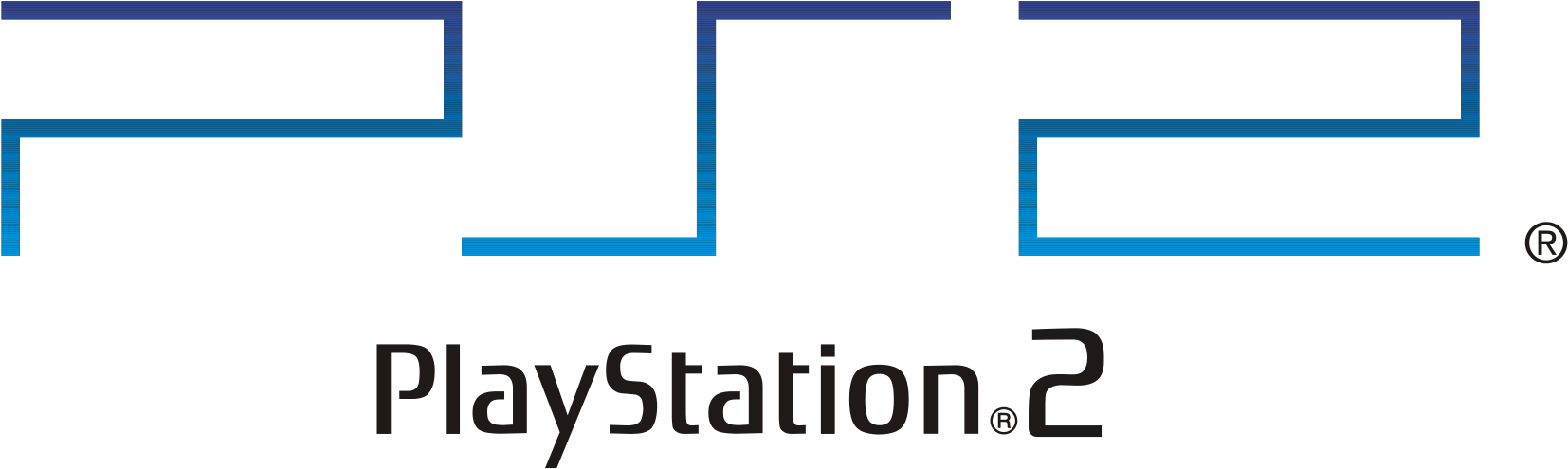 Playstation - Playstation 2 Logo Png (1024x343), Png Download
