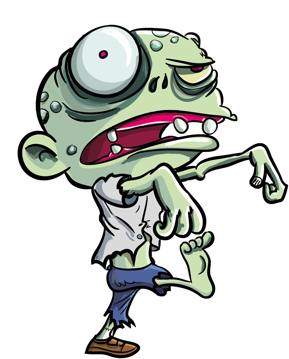 Cartoon Zombie Png Background Image - Zombie Cartoon (1011x1280), Png ...