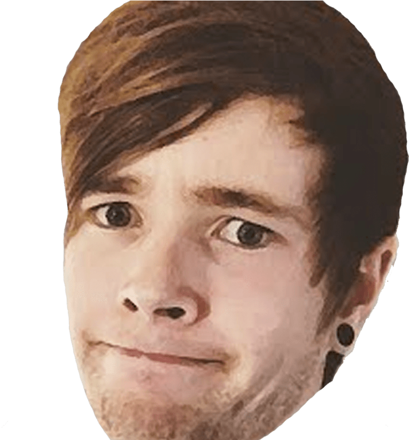 Dantdm Face Transparent Png Stickpng - Best Of Dantdm (1368x855), Png ...
