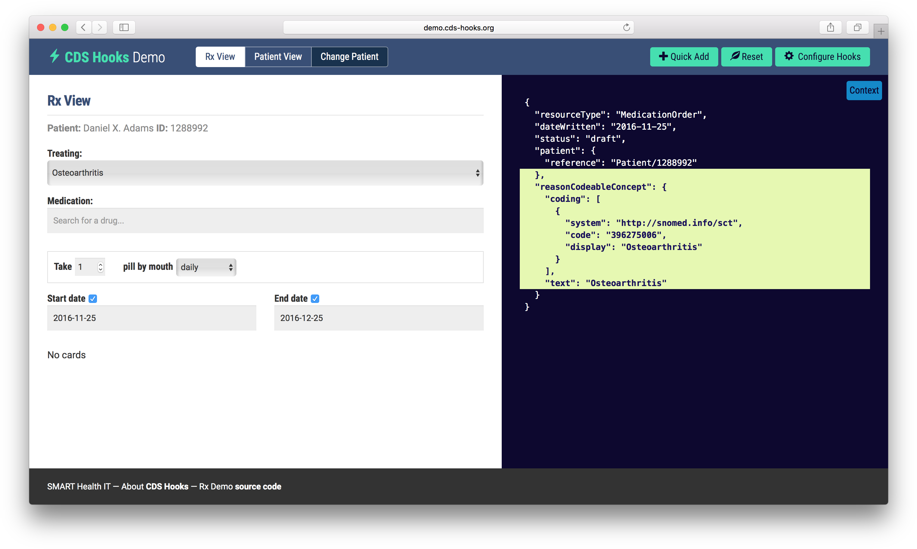 The Screen Shot Below Captures Part Of A Cds Hook (3076x1848), Png Download