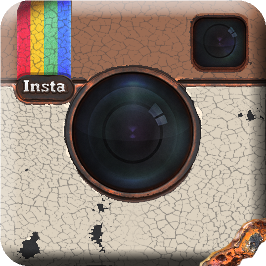 Metal Instagram Logo (600x600), Png Download