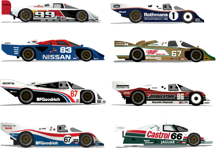 Download Imsa Gtp Race Cars | Transparent PNG Download | SeekPNG