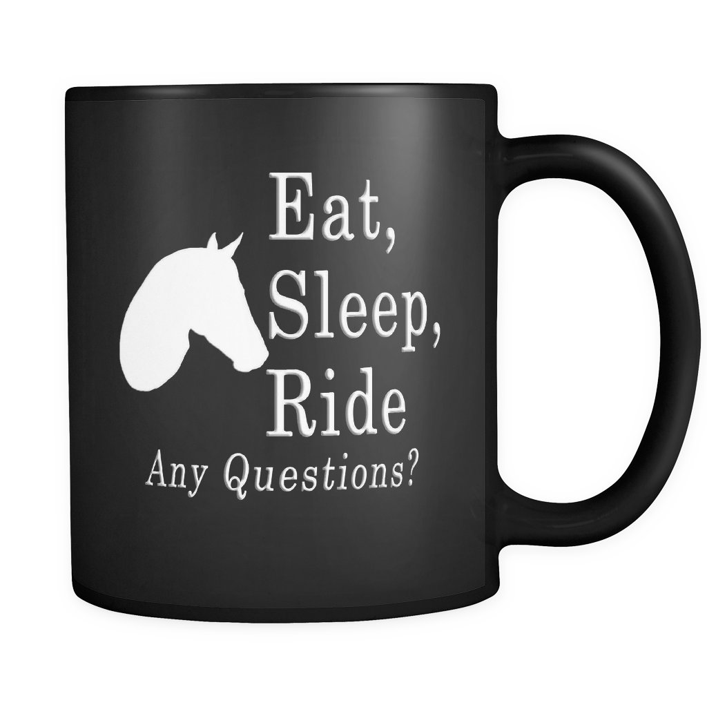 Horse Coffee Mug, "eat, Sleep, Ride - Software Development Process Mug ...